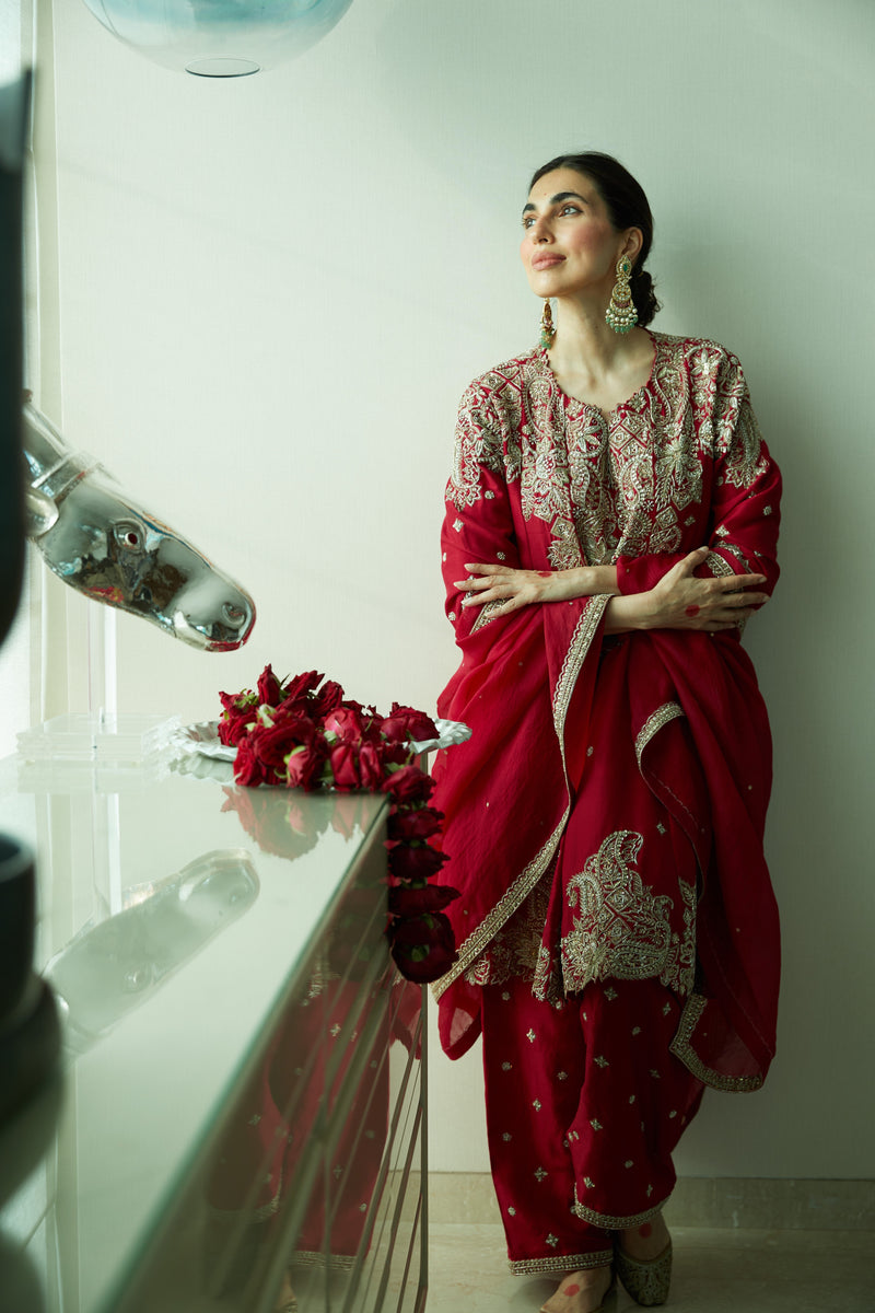 Prerna Goel in Kalpa Anarkali Set – Mrunalini Rao