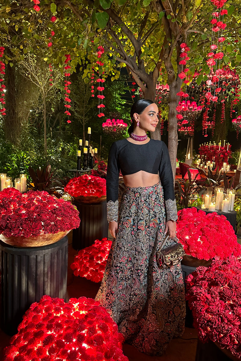 Arushi Mehra in Artha Lehenga Set – Mrunalini Rao